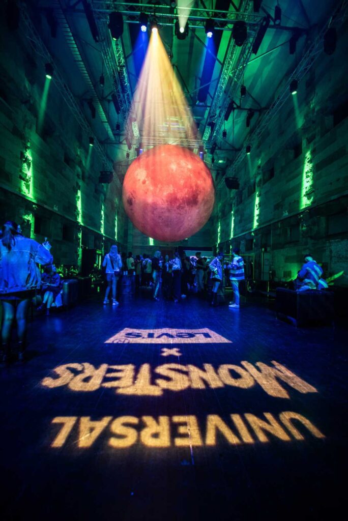 Inflatable Moon launches at Levi's Universal Monster Collection