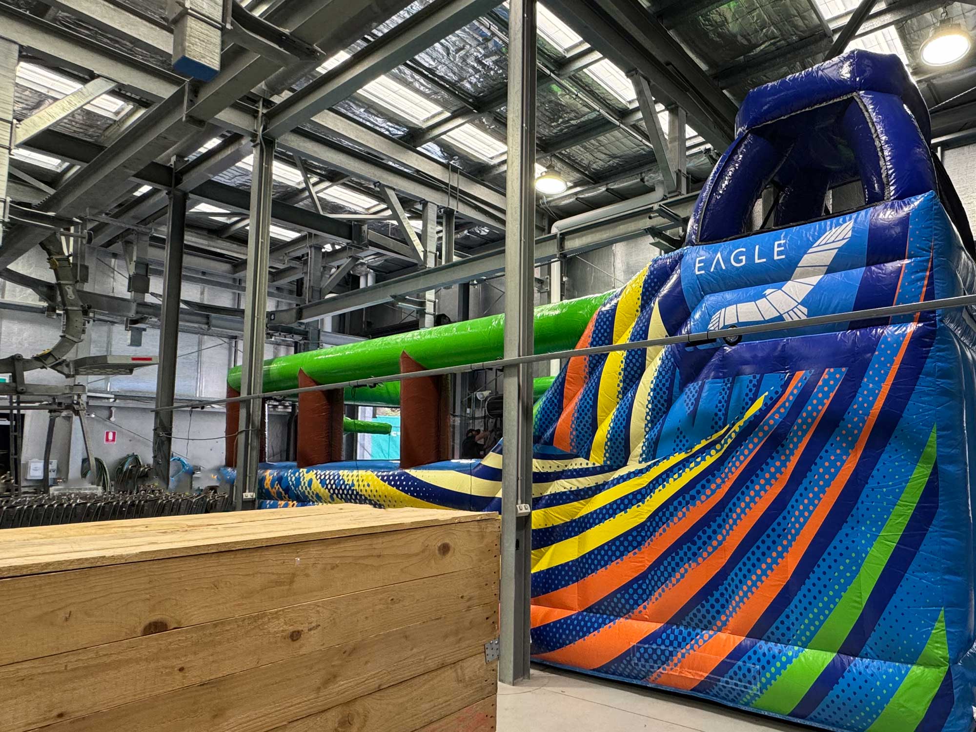 Inflatable Obstacle Course of Arthurs Seat Gondola