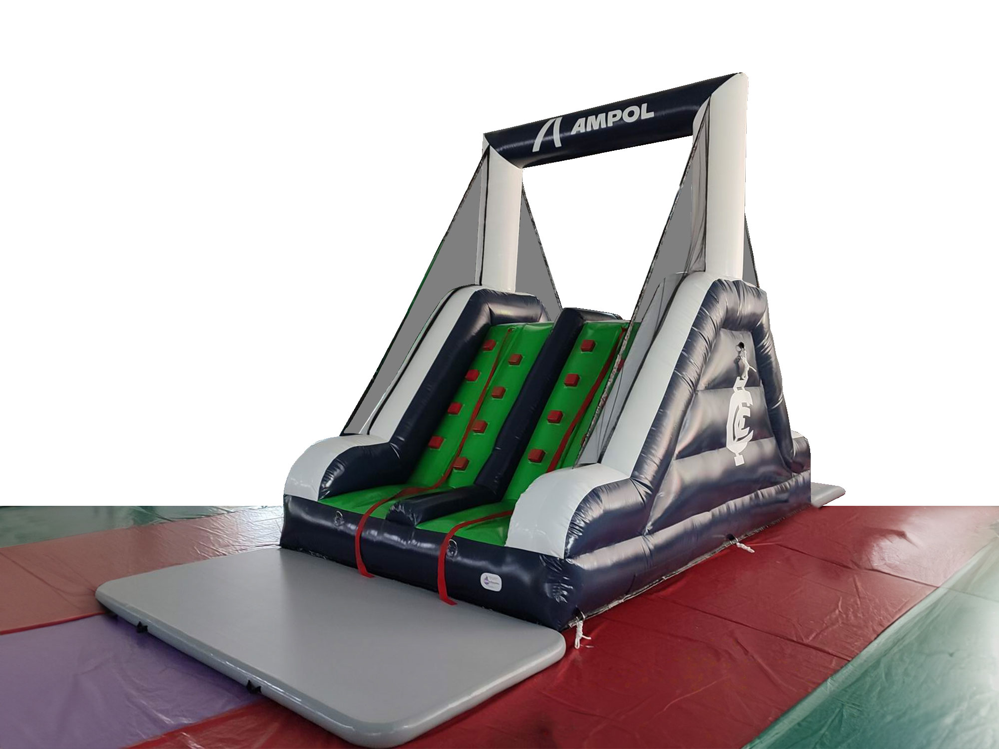 Inflatable climb and slide is the latest addition to the Carlton ...