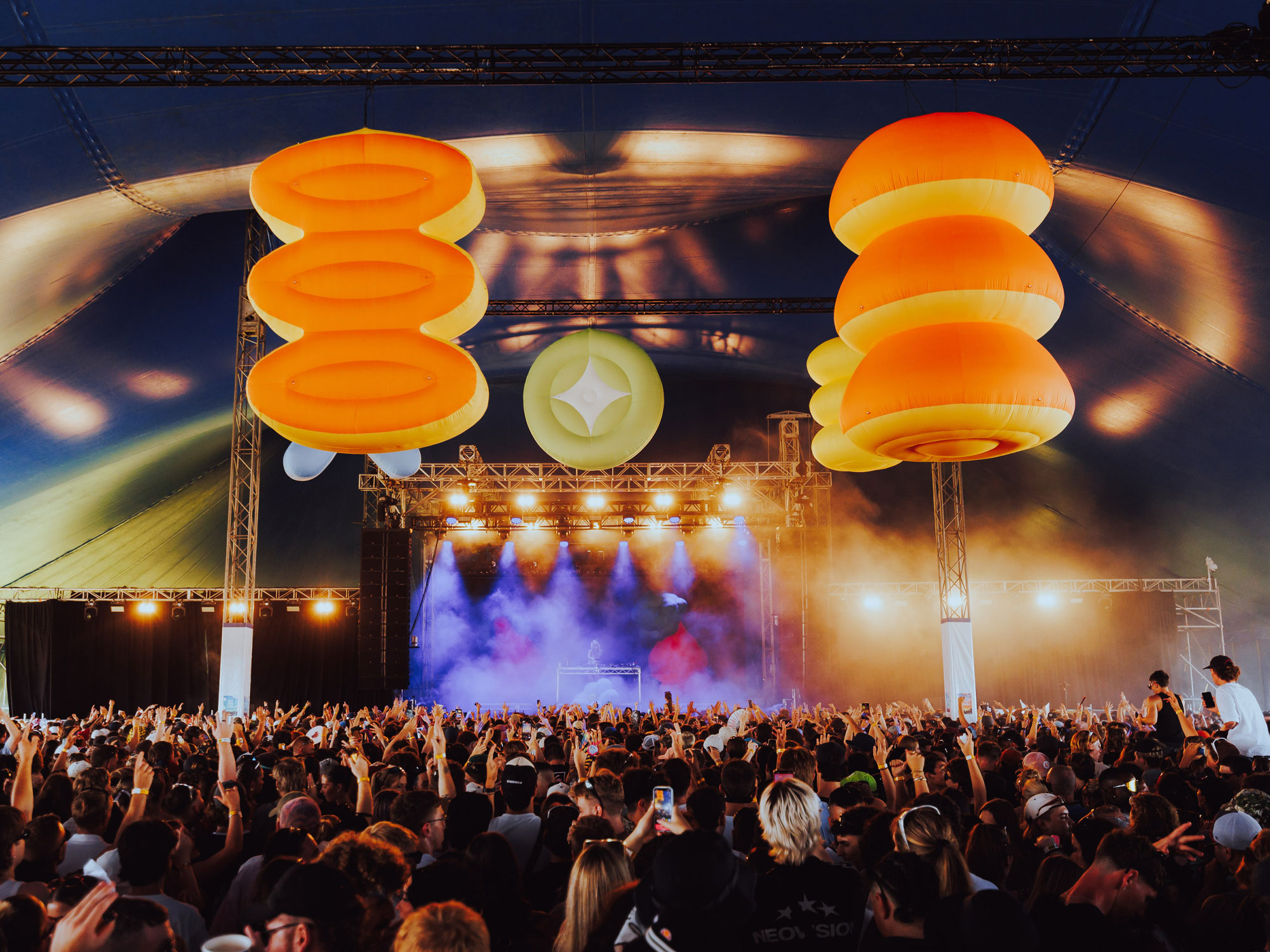 Music Festival Decorations transformed the Wildlands Music Festival ...