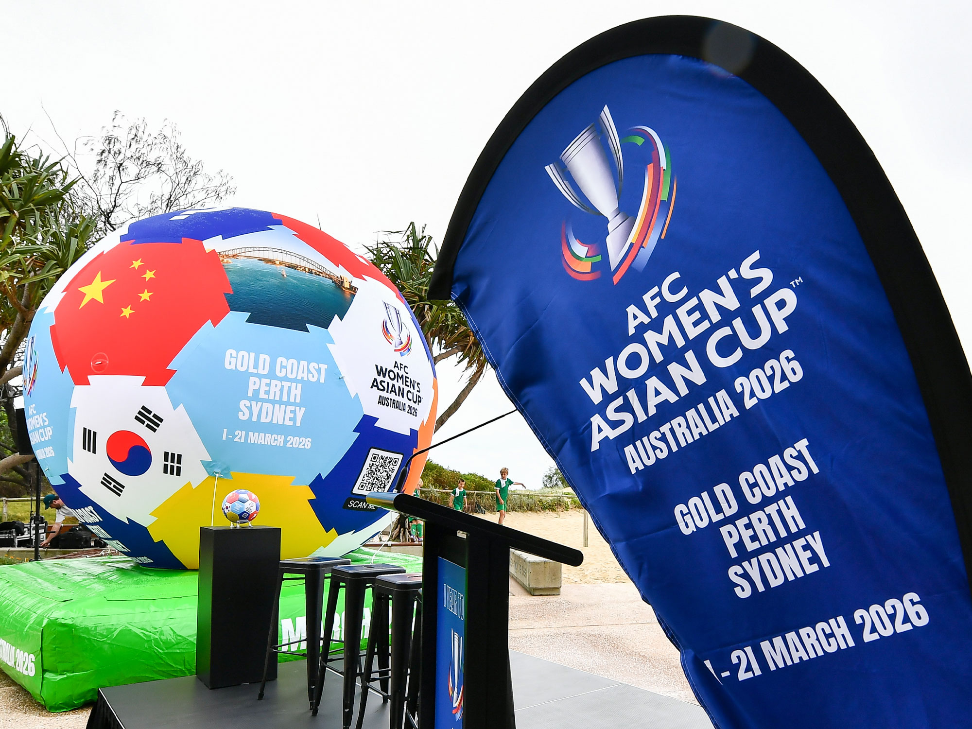 Inflatable Soccer Ball Replica kicks off the 2026 AFC Women's Asian Cup