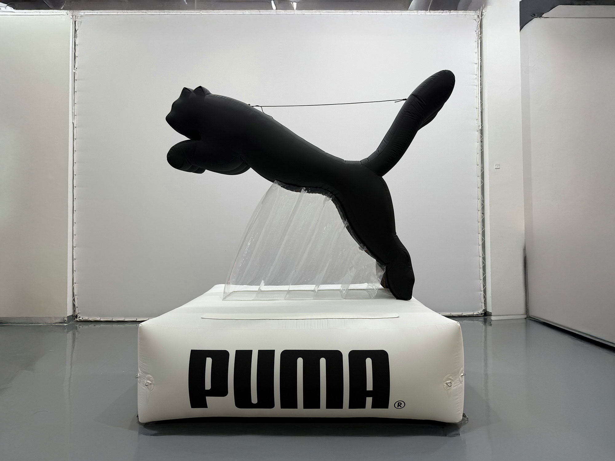 Puma's Inflatable 3-Dimensional Logo for Promotional Events